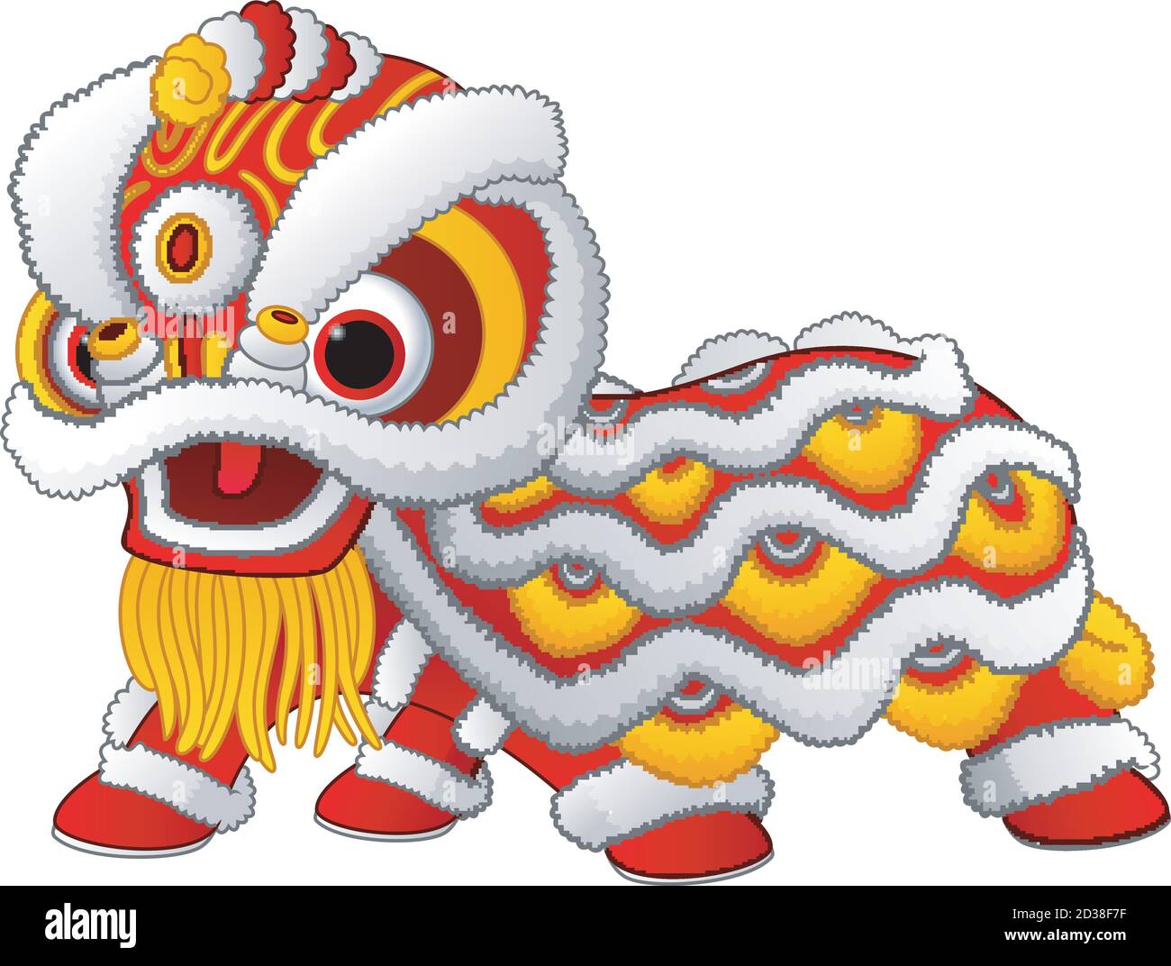 Chinese lion dancer Cut Out Stock Images & Pictures - Alamy