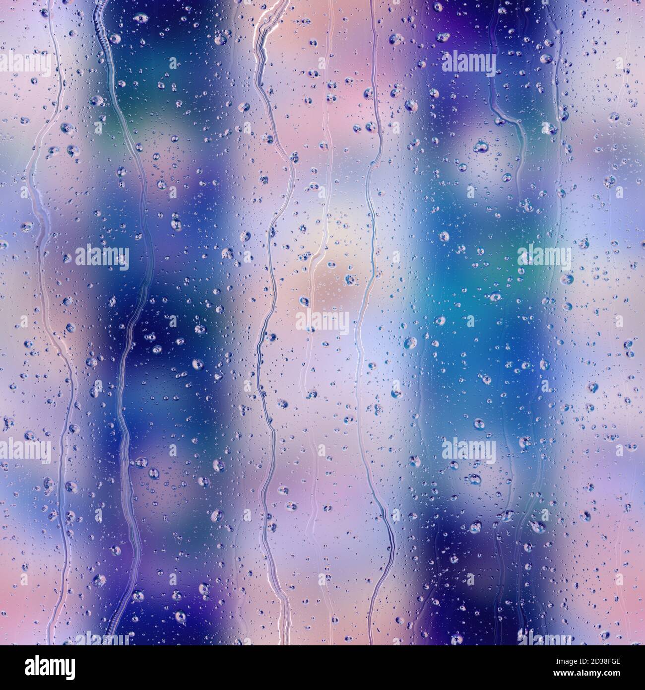 Seamless rain drop water repeat pattern on blur Stock Photo - Alamy