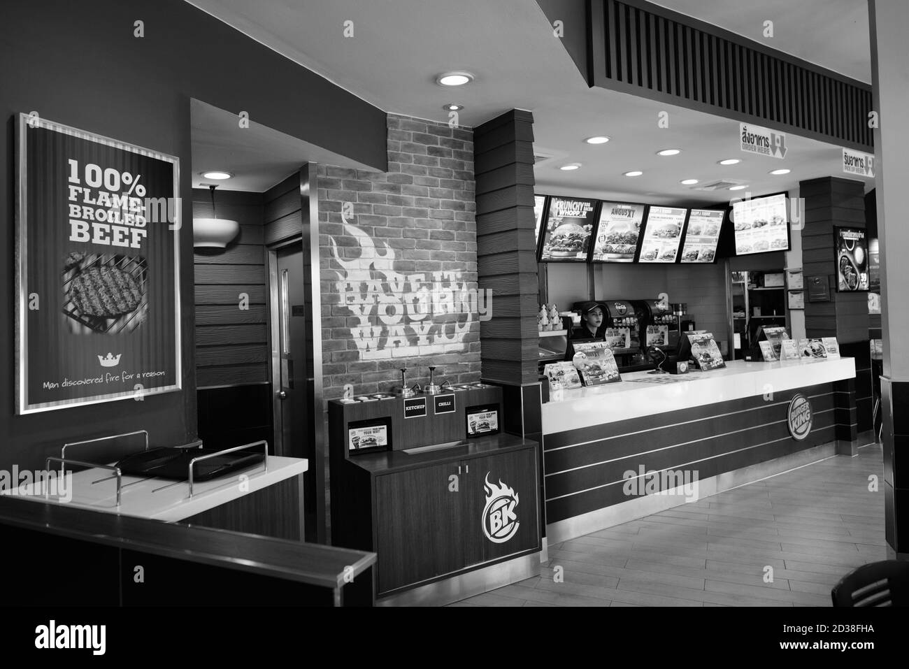 Burger King Interior High Resolution Stock Photography and Images - Alamy