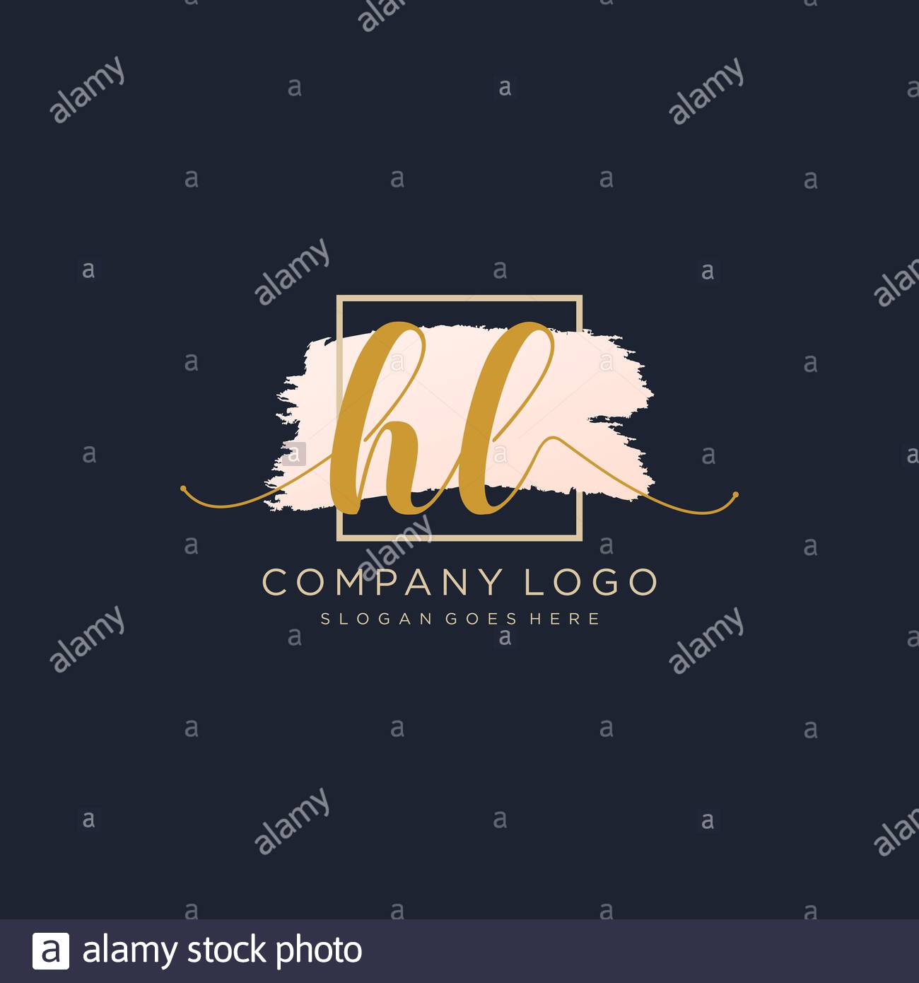 Letter Hl Logo High Resolution Stock Photography and Images - Alamy