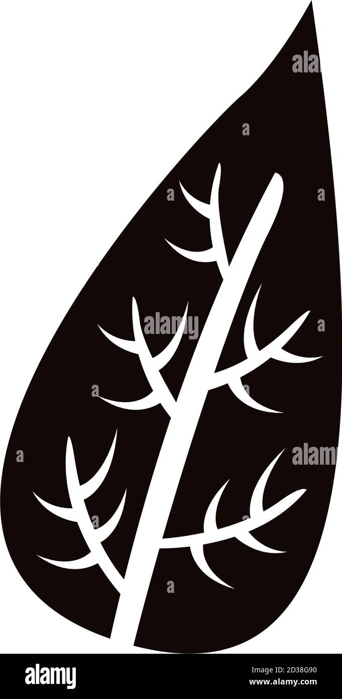 Lanceolate leaf shape Stock Vector Images - Alamy