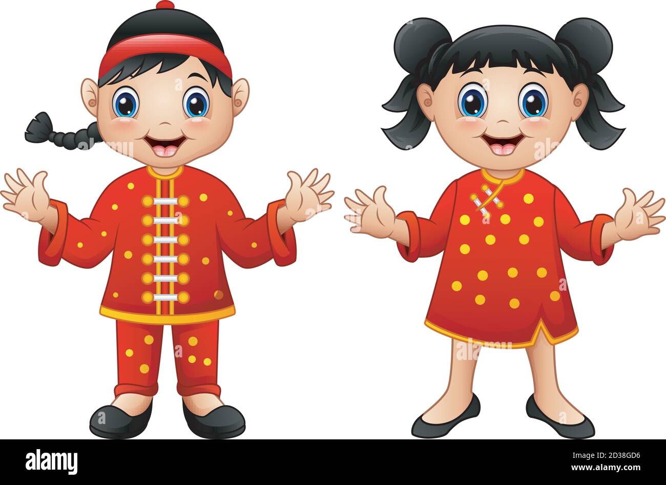 Chinese Kids Clip Art