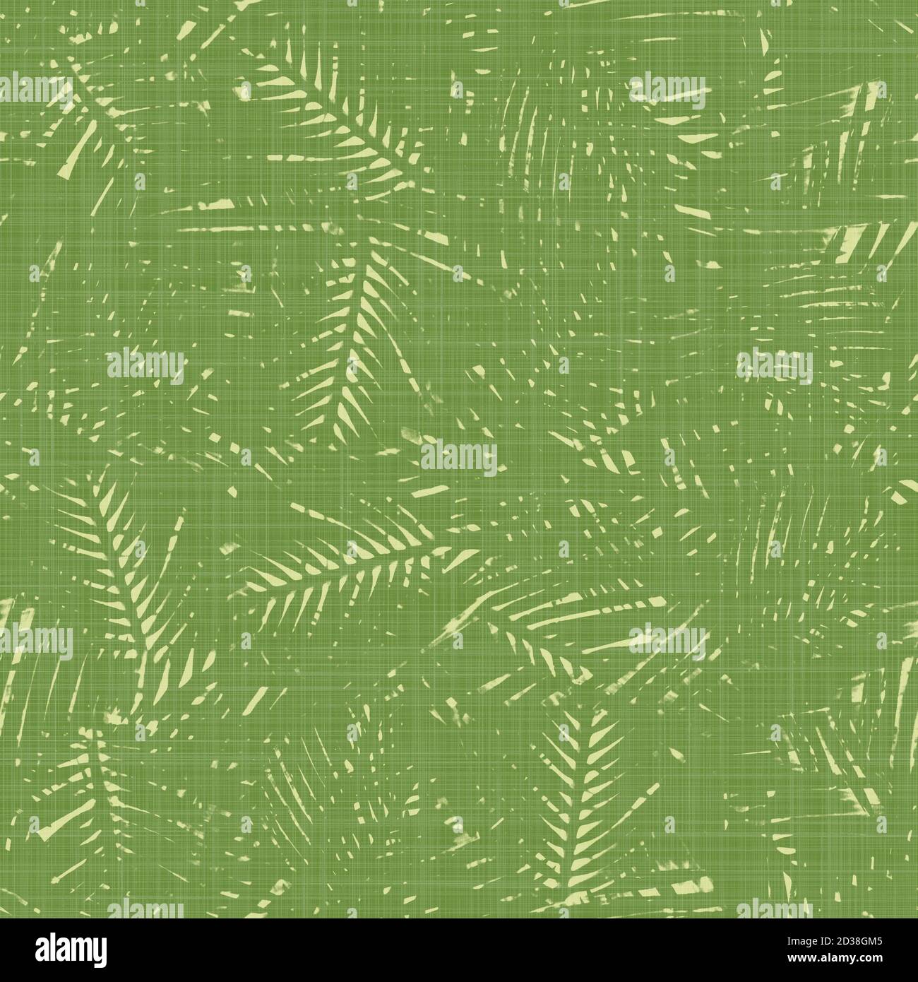 Bright line green tropical leaves seamless pattern Stock Photo - Alamy