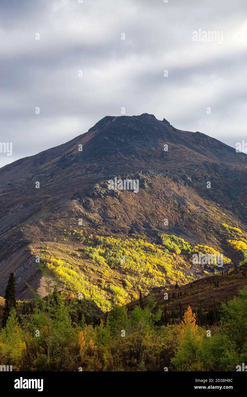 Canadian Nature Landscape in Yukon Stock Photo - Alamy