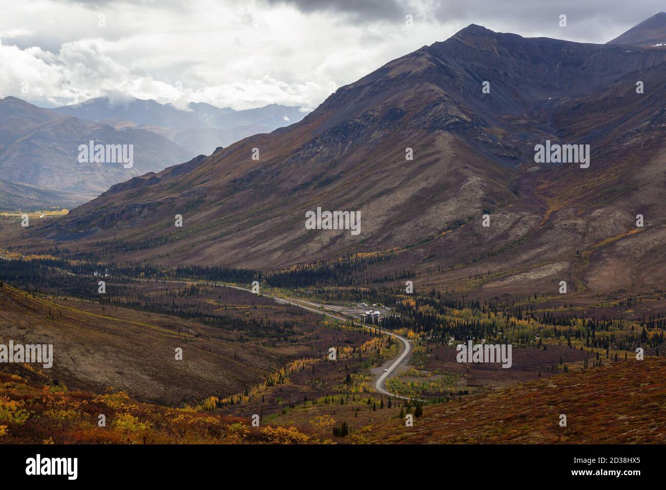 Canadian Nature Landscape in Yukon Stock Photo - Alamy