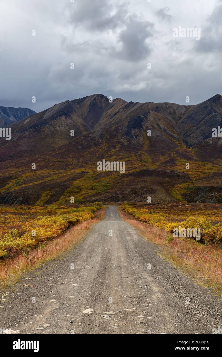 Scenic Road in Yukon, Canada Stock Photo - Alamy