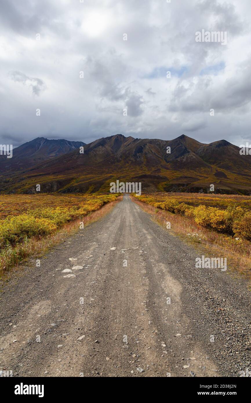 Scenic Road in Yukon, Canada Stock Photo - Alamy