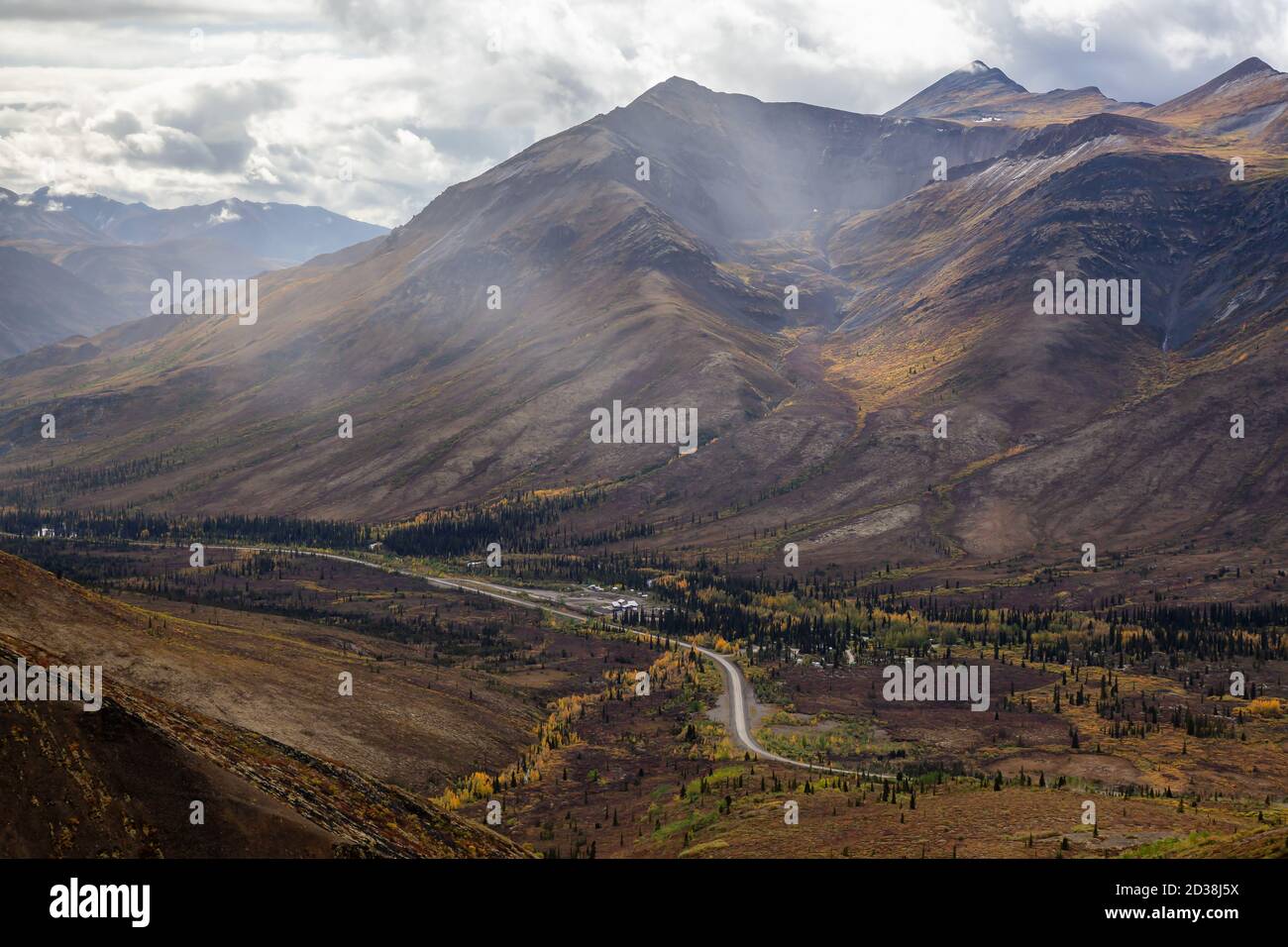 Scenic Road in Yukon, Canada Stock Photo - Alamy
