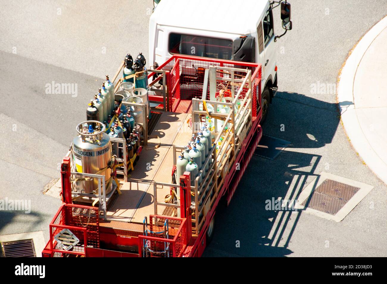 Truck gas cylinders hi-res stock photography and images - Alamy