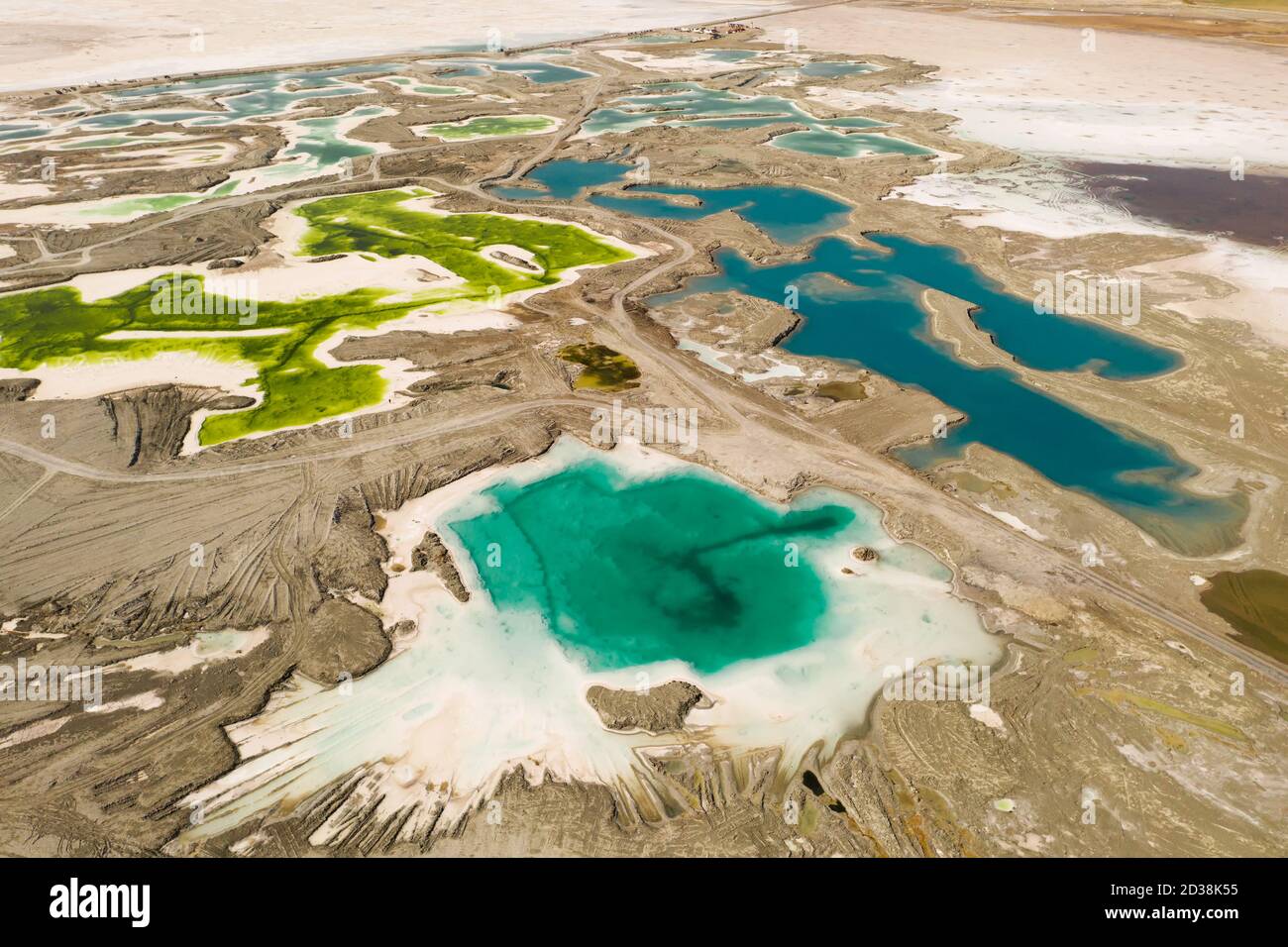 Hypersaline lakes hi-res stock photography and images - Alamy