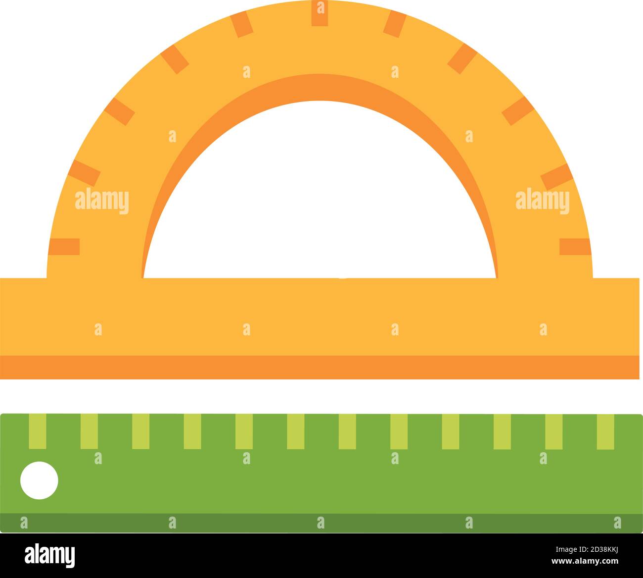 rules school supplies flat style icons vector illustration design Stock ...