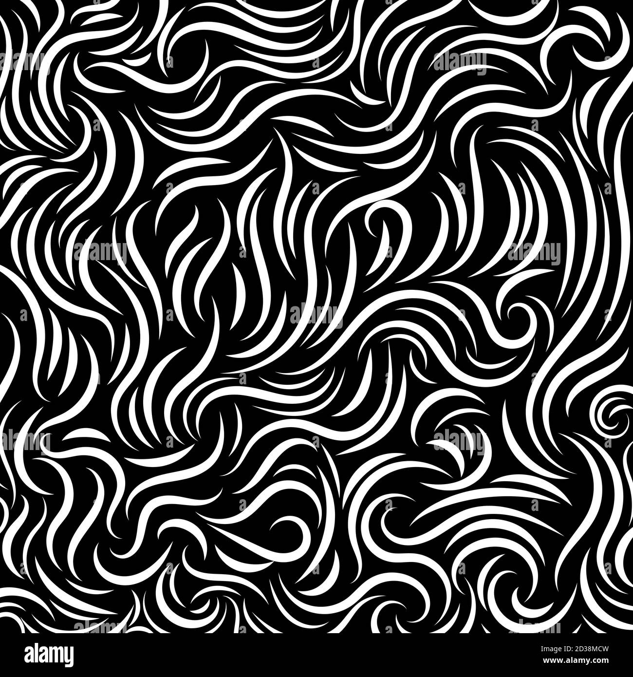 Line curve pattern banner floral design white and black color. vector ...