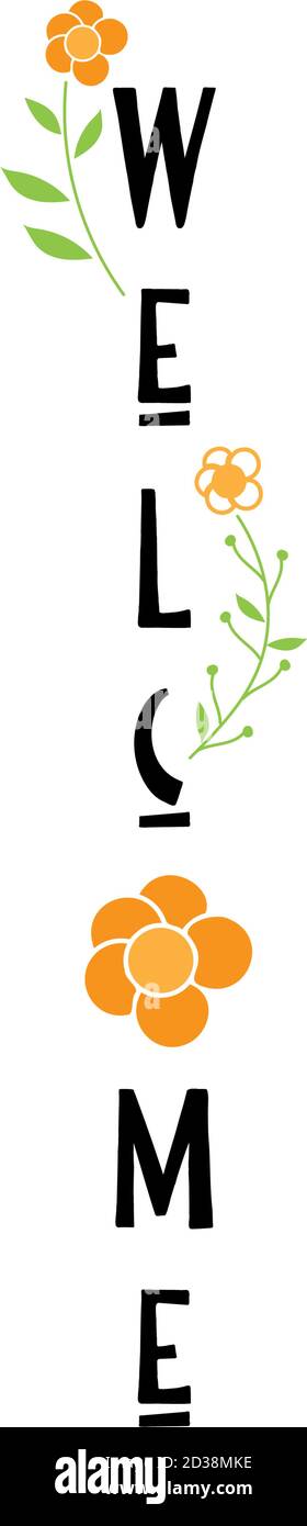 Welcome mat porch Stock Vector Images - Alamy