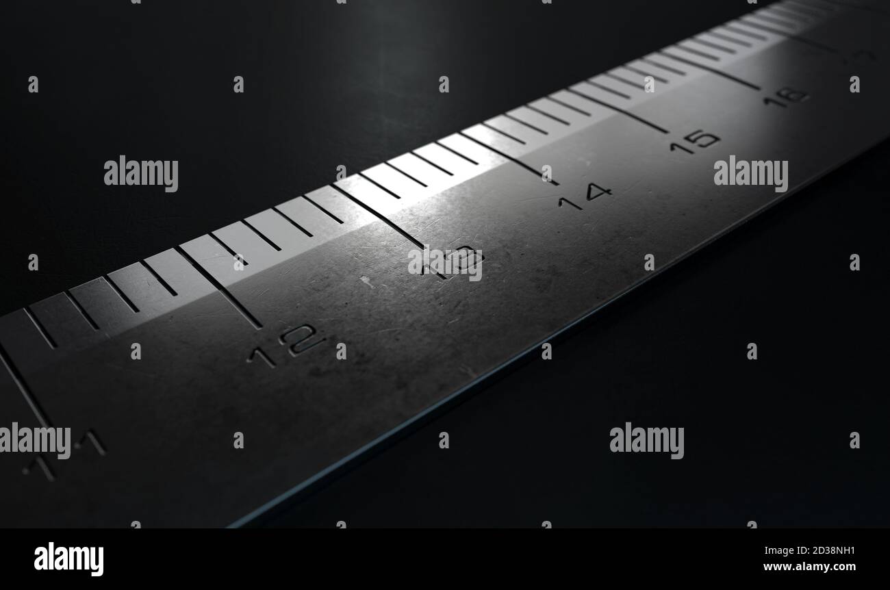 An extreme close up view of the number 13 section of an industrial ...