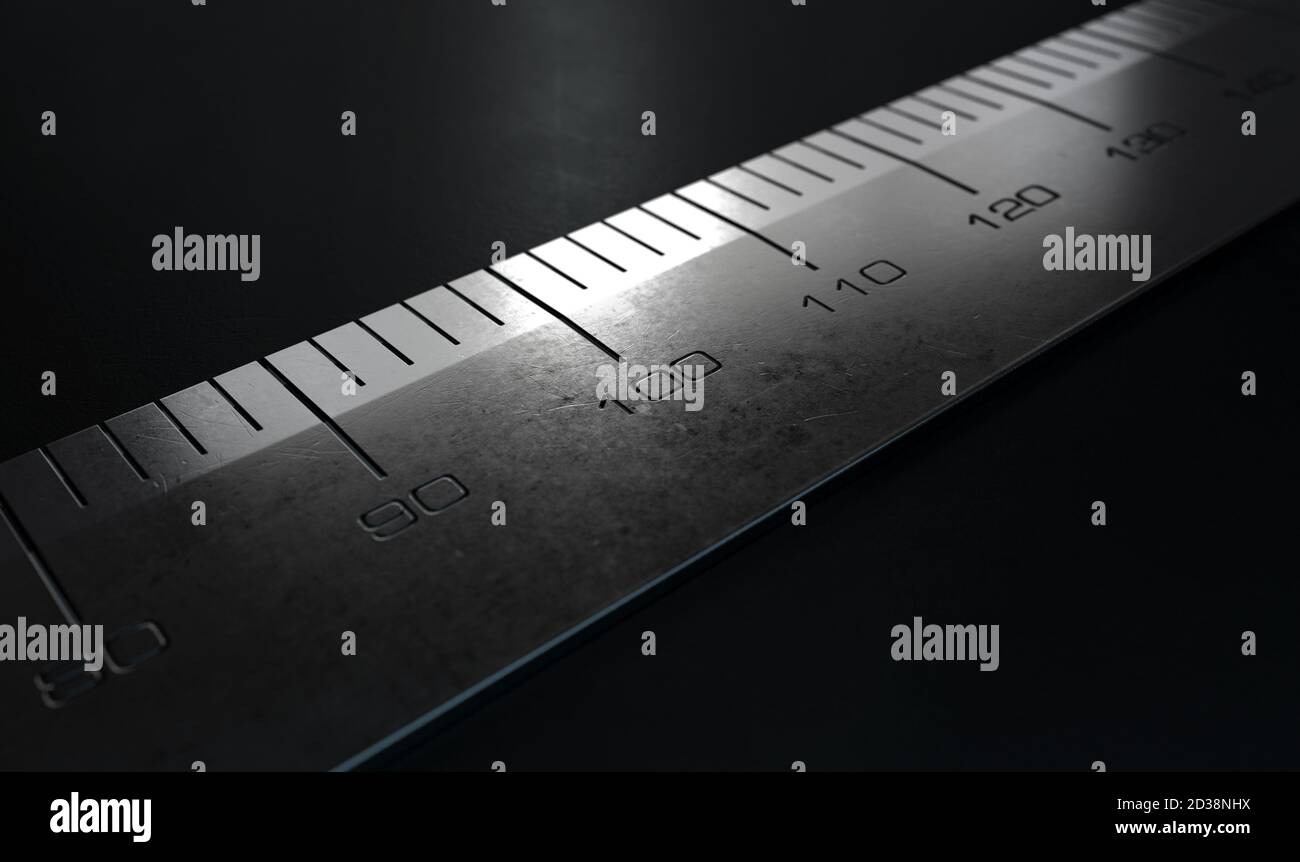 An extreme close up view of the number 100 section of an industrial ...