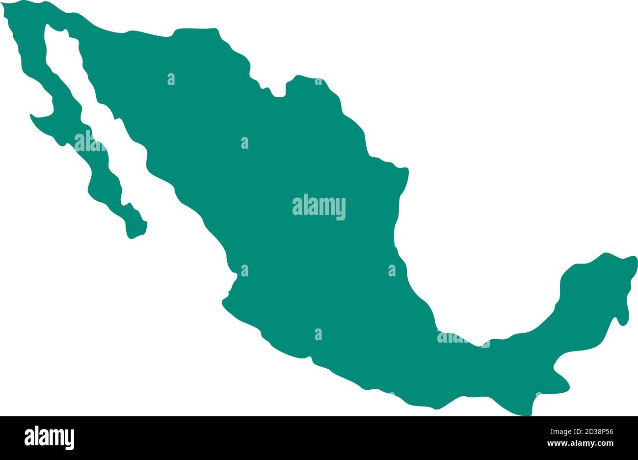 mexico map flat style icon vector illustration design Stock Vector ...