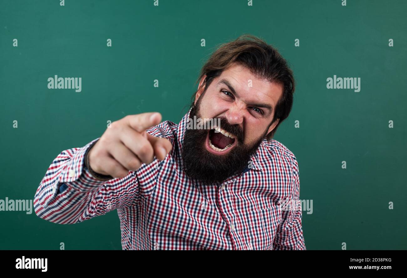 angry man shouting emotionally in feeling of rage, anger Stock Photo ...