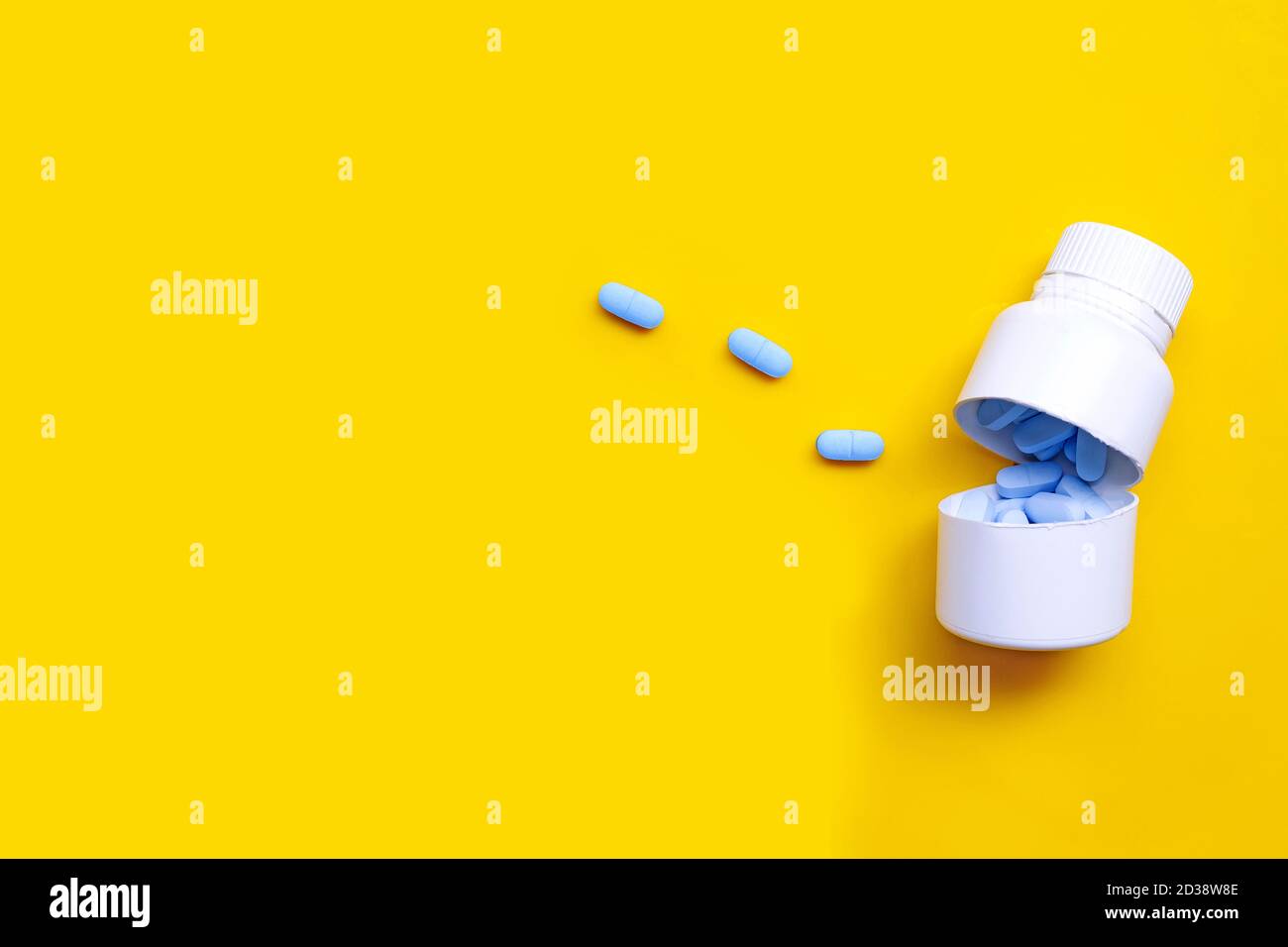 PrEP ( Pre-Exposure Prophylaxis) used to prevent HIV with white plastic ...