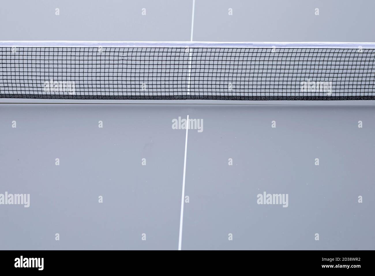 Net of table tennis ping pong on grey background Stock Photo - Alamy