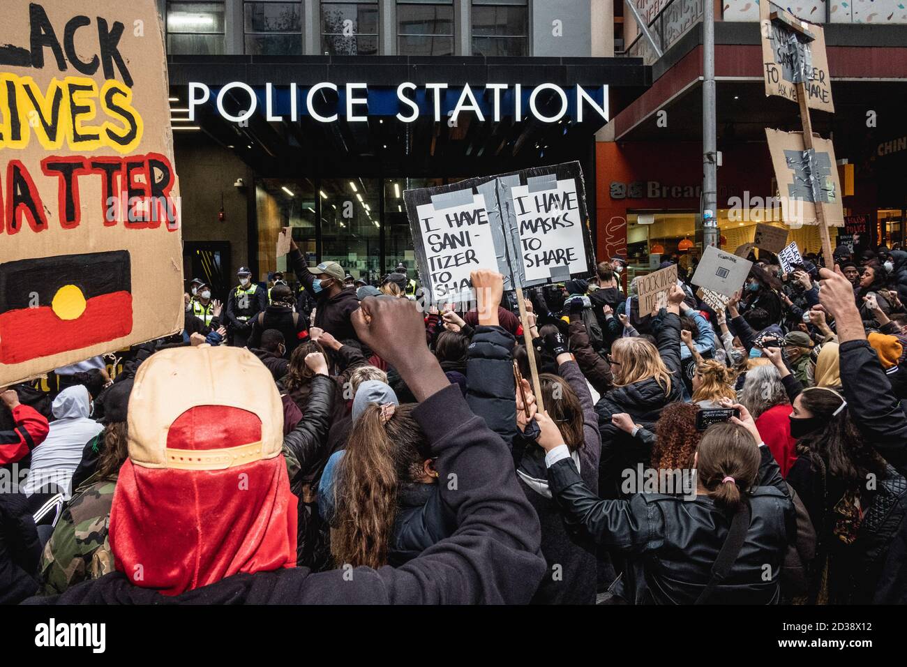 People gather peacefully protest hi-res stock photography and images ...