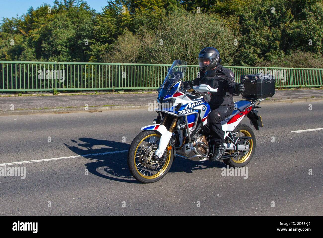 Honda Africa Twin Motorbike rider; two wheeled transport, motorcycles ...