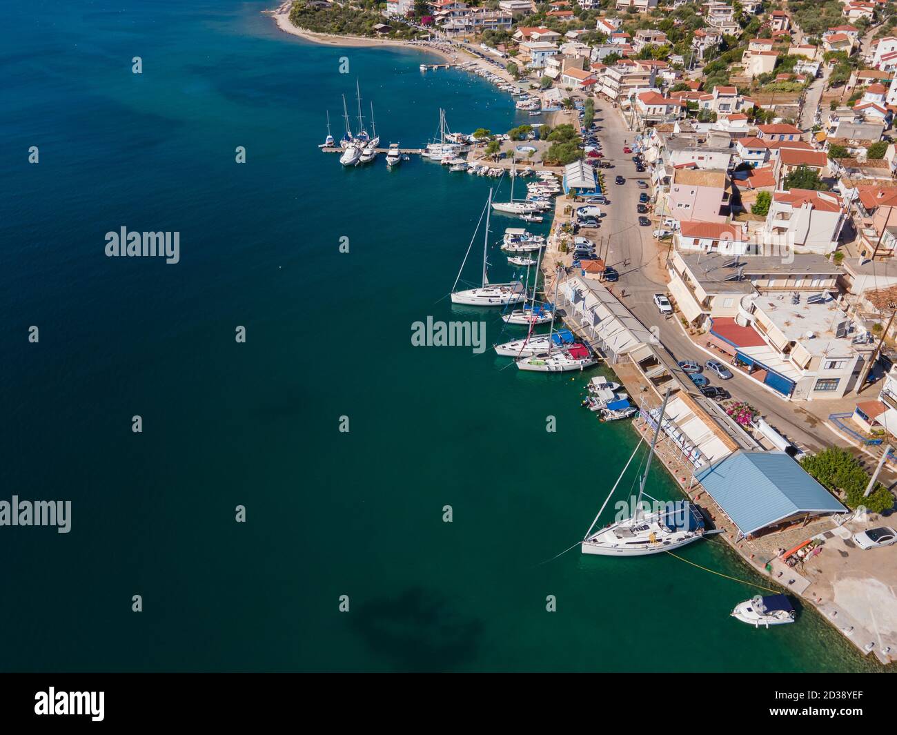 Korfos village at Peloponnese,Greece Stock Photo - Alamy
