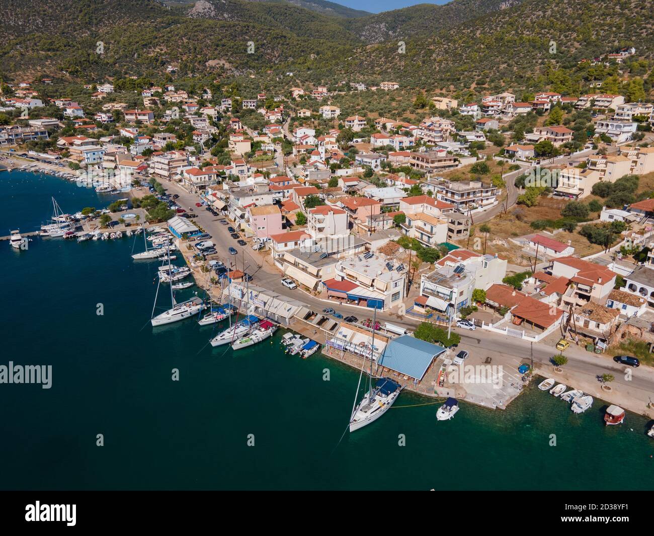 Korfos village at Peloponnese,Greece Stock Photo - Alamy