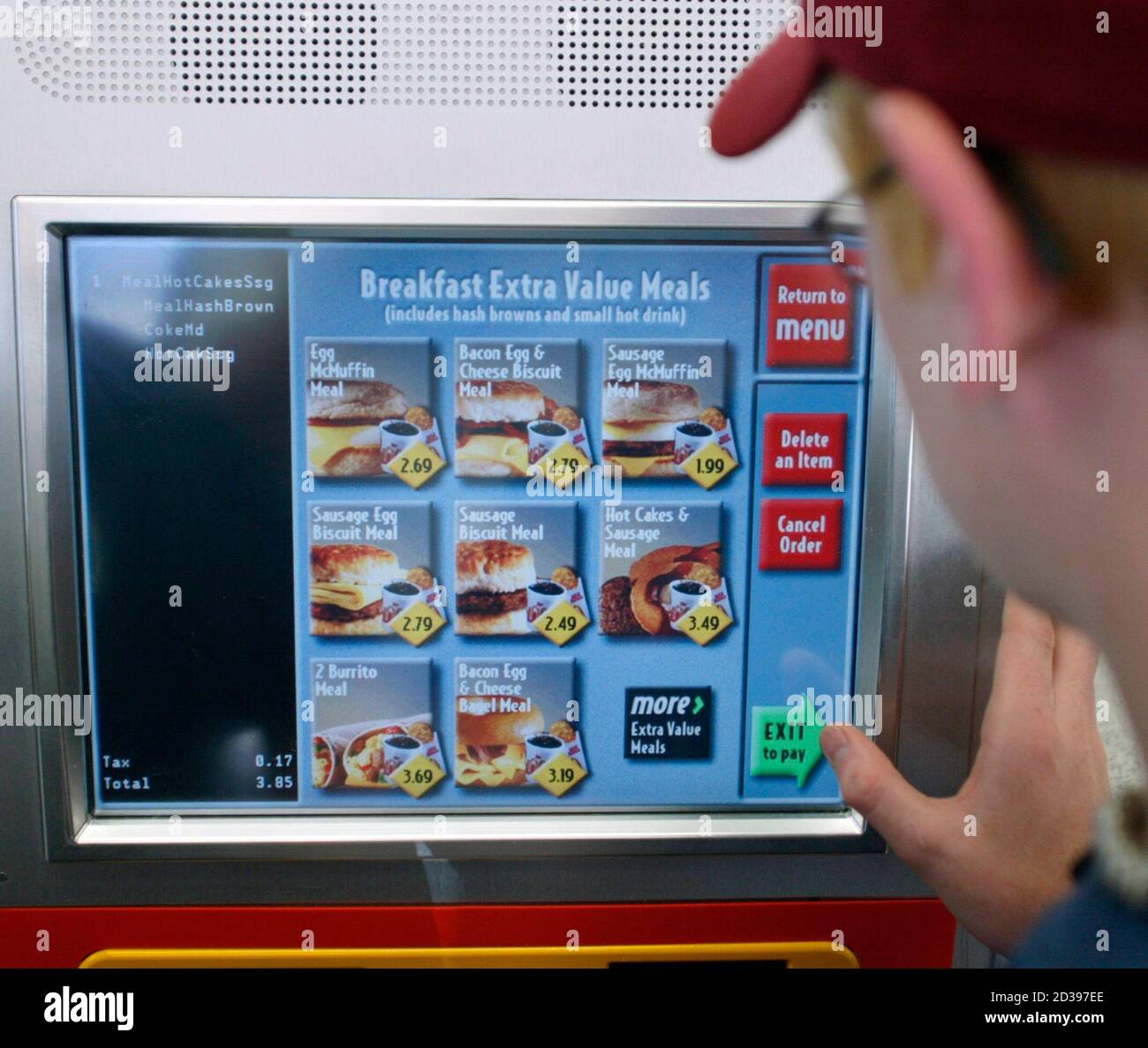 Mcdonalds screens hi-res stock photography and images - Alamy