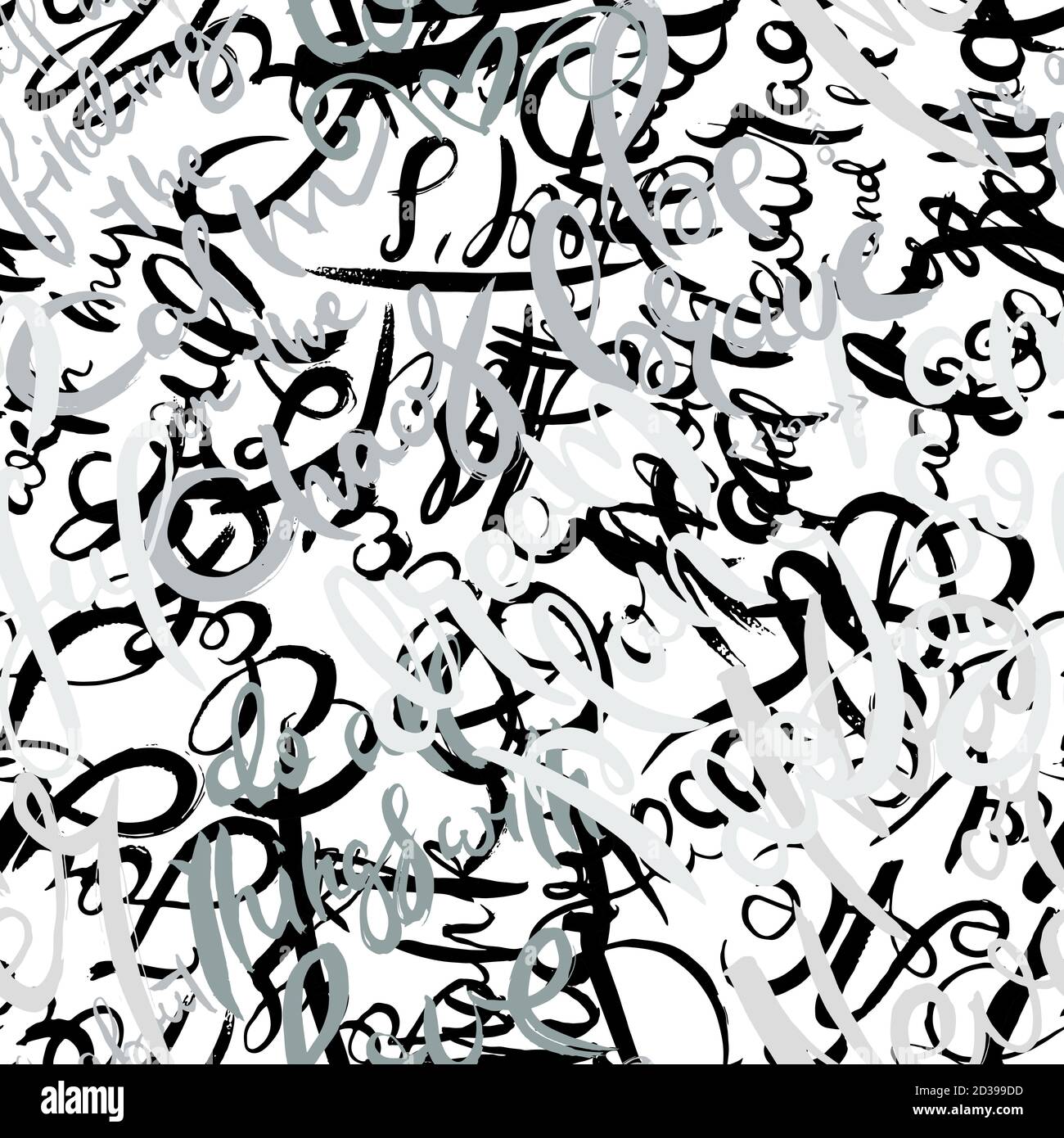 Graffiti background seamless pattern. Hand style tagging. Vandal vector ...