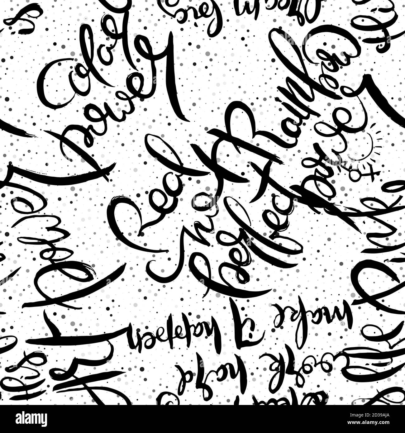 Graffiti background seamless pattern. Hand style tagging. Vandal vector ...