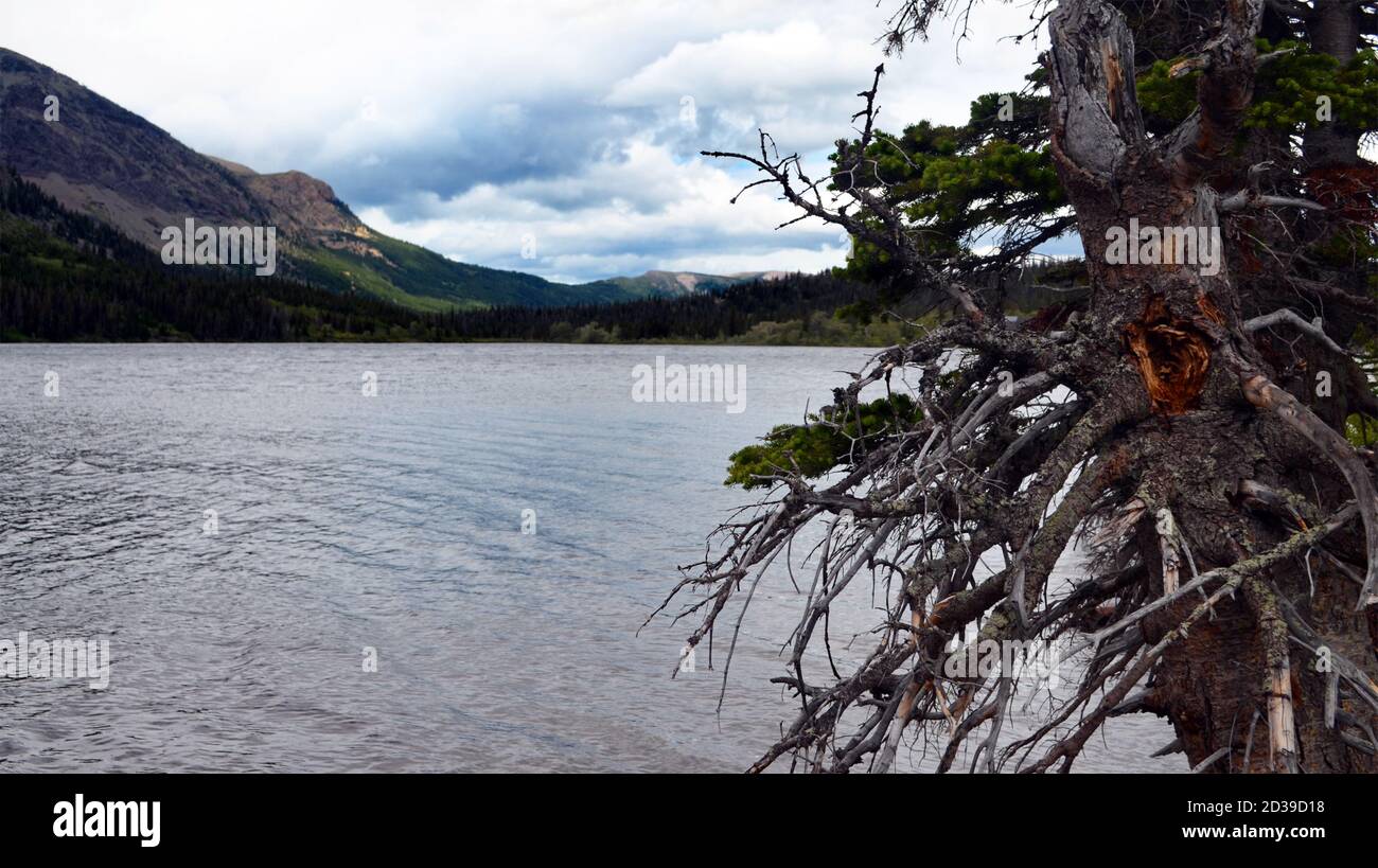 View two medicine lake hi-res stock photography and images - Alamy