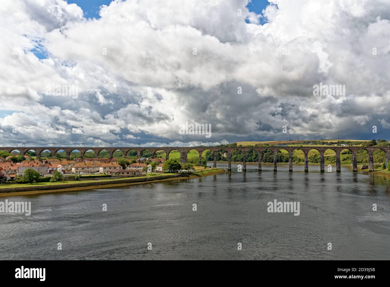 Royal Border Bridge, heritage listed railway viaduct crossing River ...