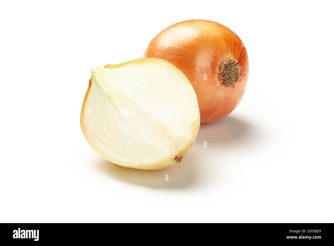 Natural raw onion isolated on white background Stock Photo - Alamy