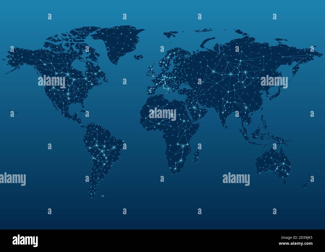 World Map Communication Networks Stock Vector Image & Art - Alamy