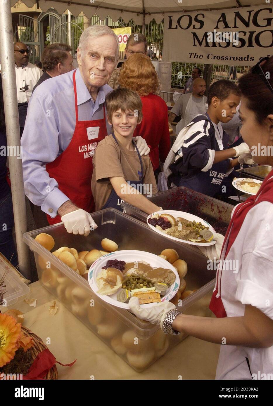Charlton heston with his grandson hi-res stock photography and images ...