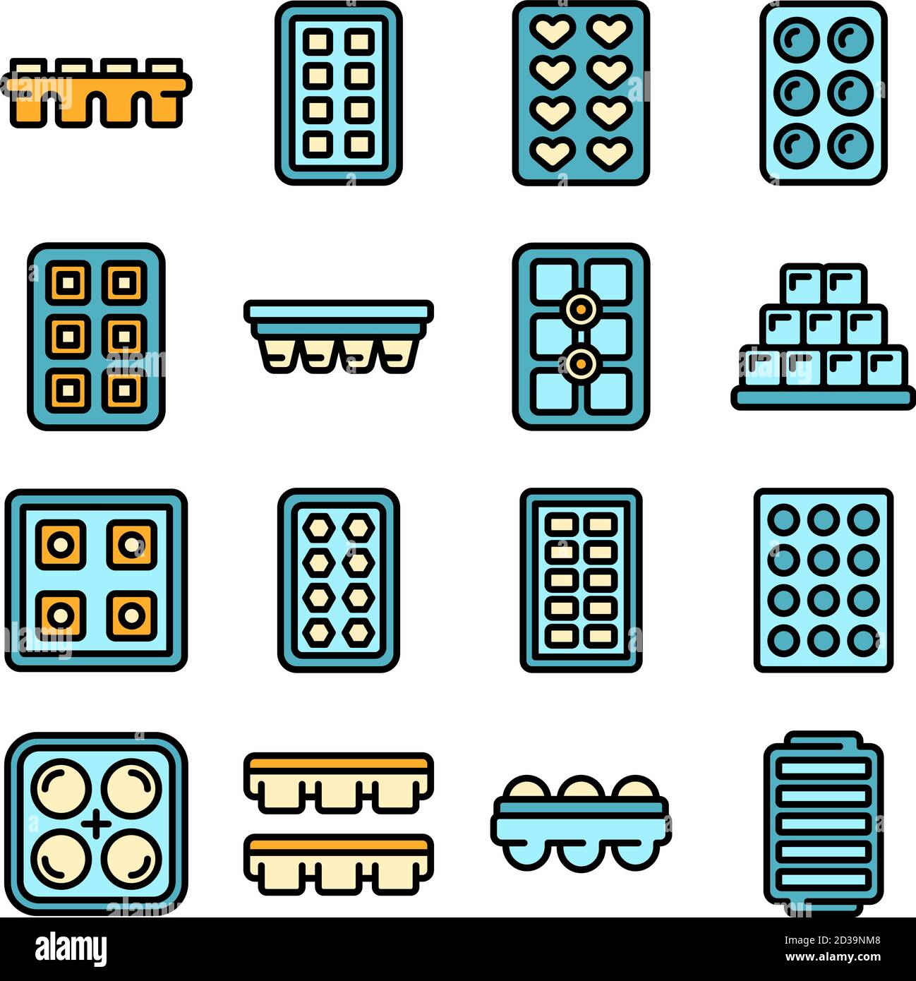 Single use plastic trays Stock Vector Images - Alamy