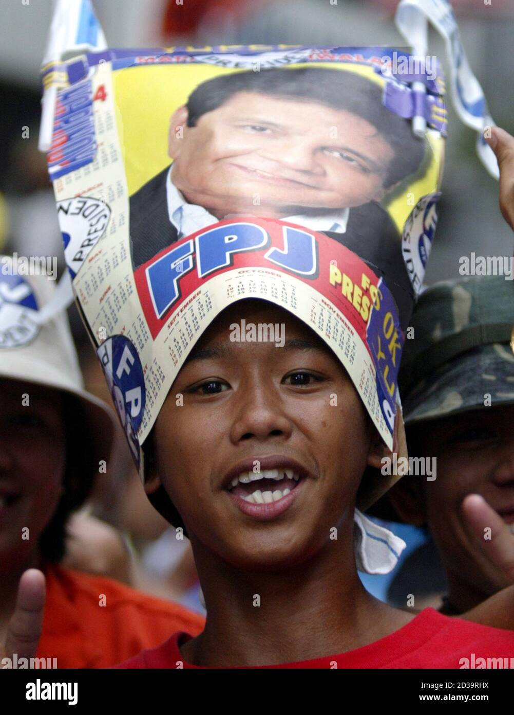 Campaign poster philippines presidential candidate hi-res stock ...