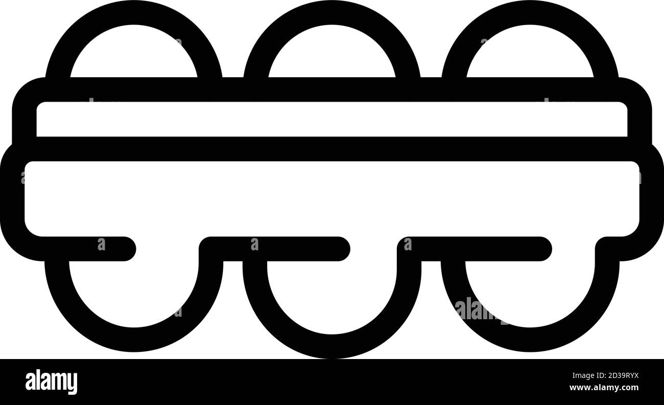 Ice cube tray icon, outline style Stock Vector Image & Art - Alamy