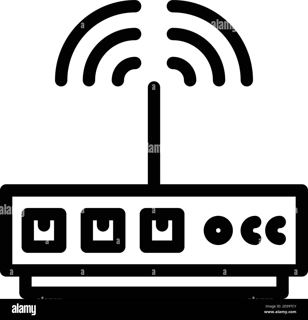 Web modem icon, outline style Stock Vector Image & Art - Alamy