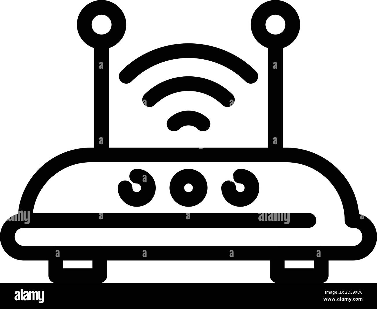 Connection router icon, outline style Stock Vector Image & Art - Alamy
