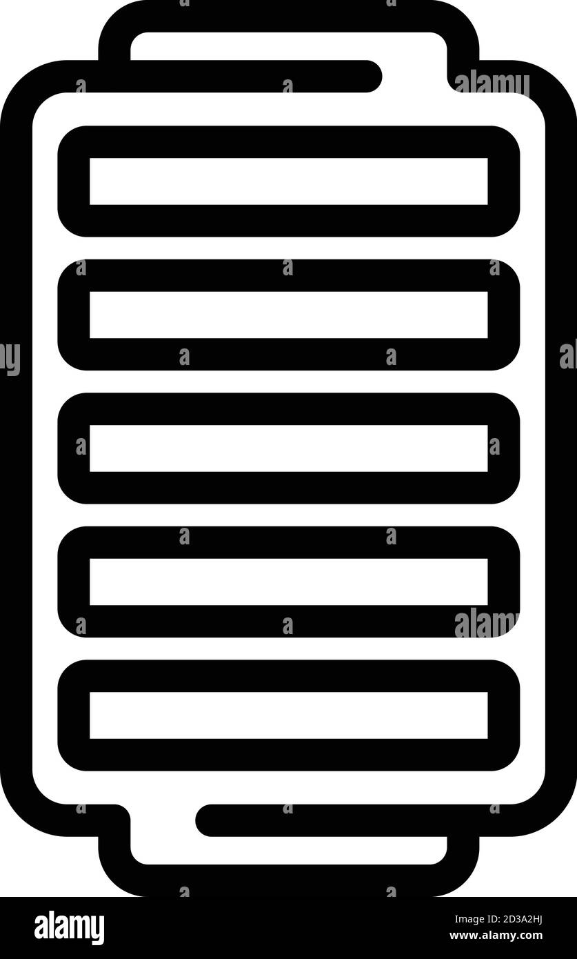 Freeze ice tray icon, outline style Stock Vector Image & Art - Alamy