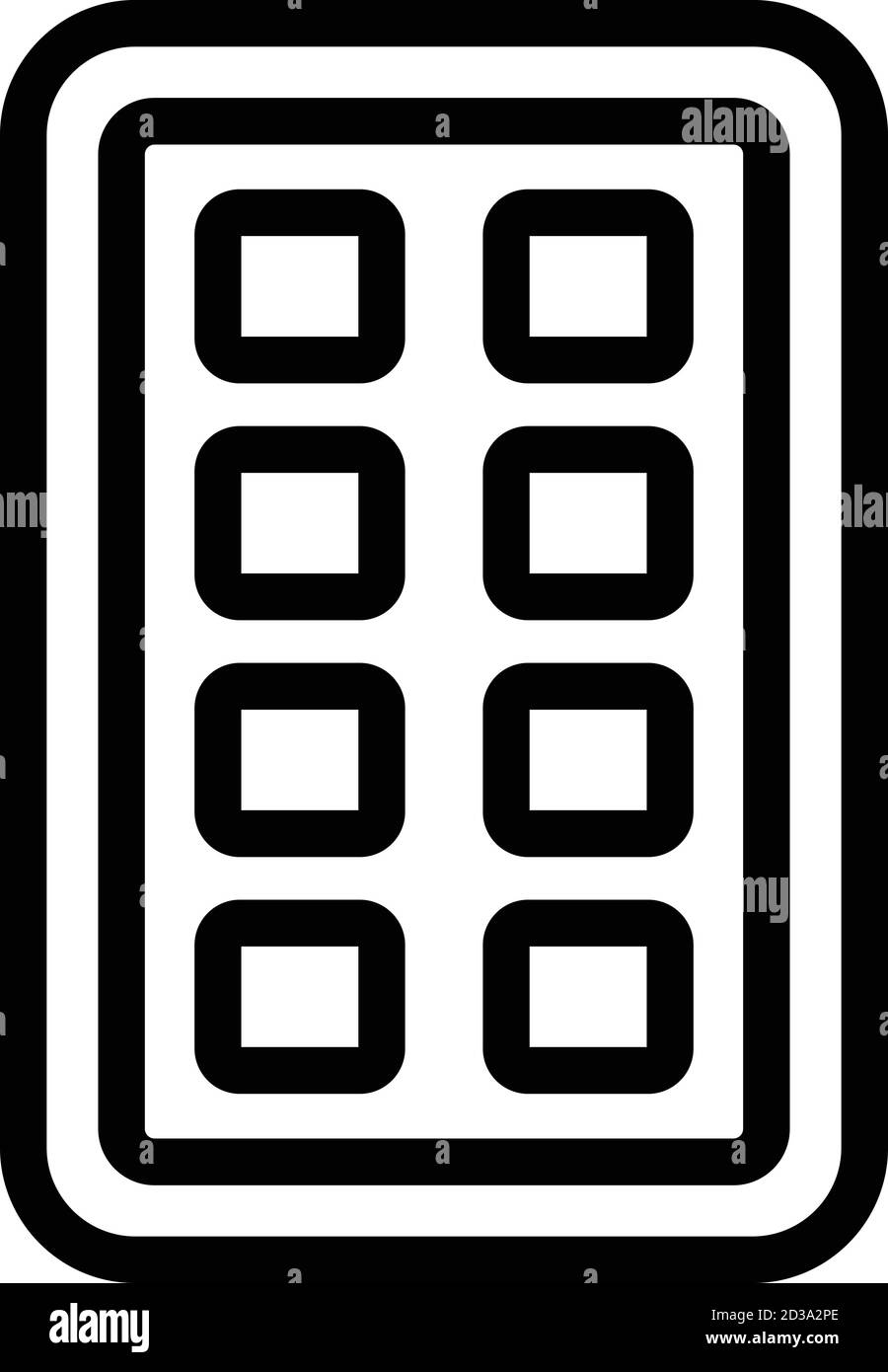 Tray ice cubes Stock Vector Images - Alamy