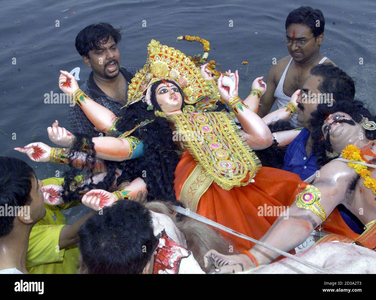 Final day of durga puja hi-res stock photography and images - Alamy