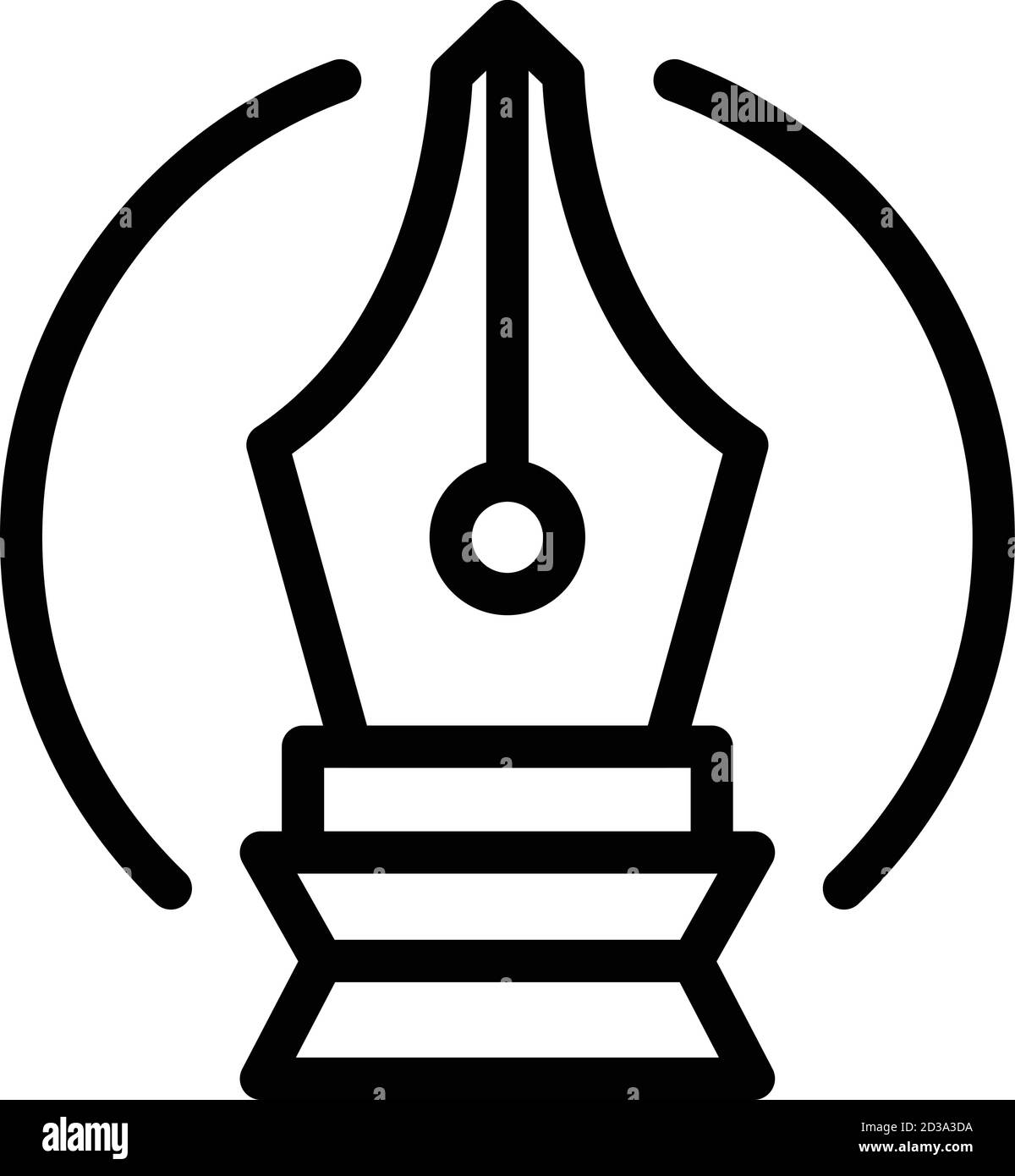 Ballpoint icon, outline style Stock Vector Image & Art - Alamy