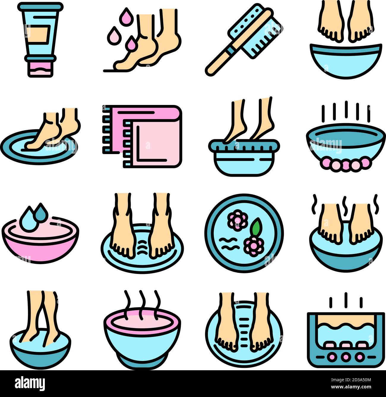 Foot pure Stock Vector Images - Alamy