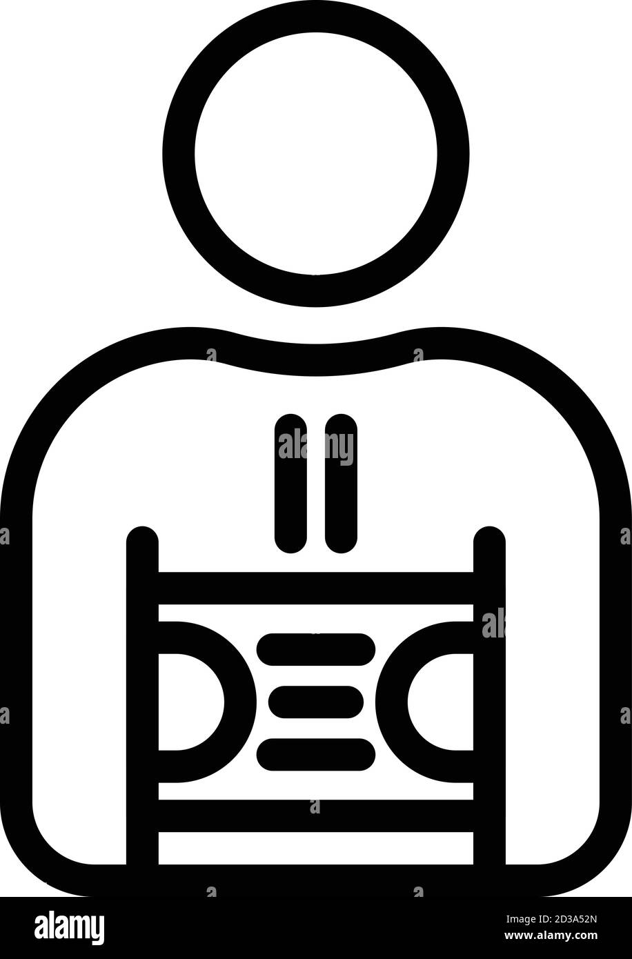 Back support belt Cut Out Stock Images & Pictures - Alamy