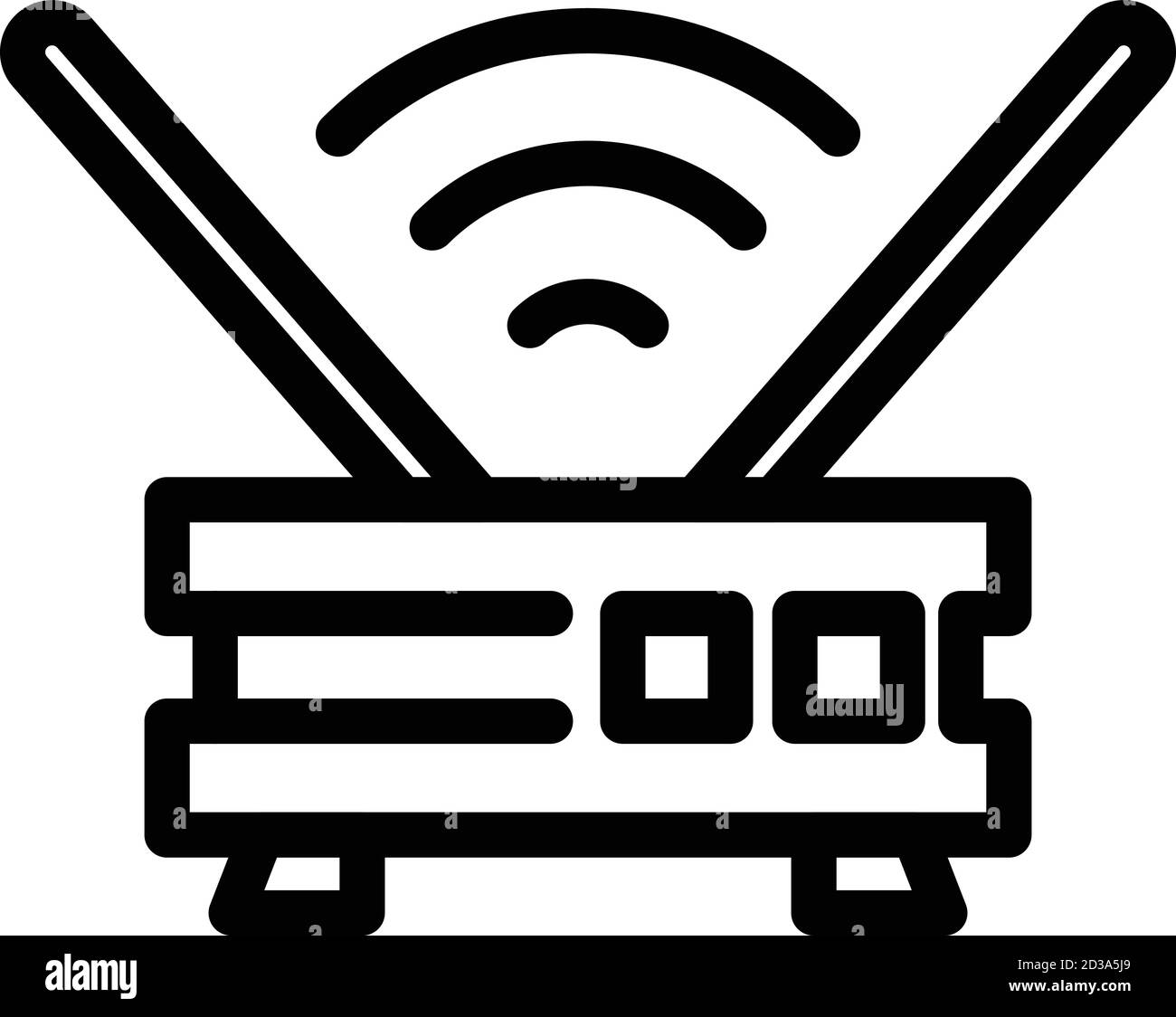 Connection modem icon, outline style Stock Vector Image & Art - Alamy