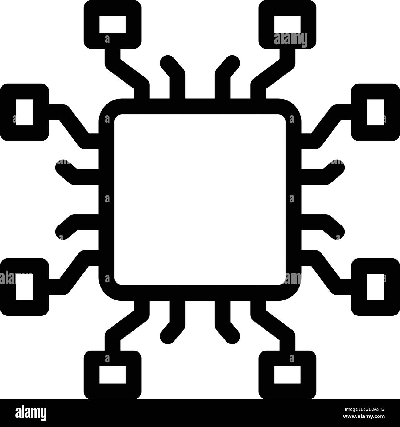 Smart processor icon, outline style Stock Vector Image & Art - Alamy Smart processor icon, outline style Stock Vector Image & Art - Alamy