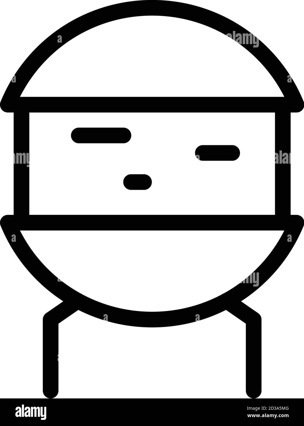 Electrolytic capacitor icon, outline style Stock Vector Image & Art - Alamy