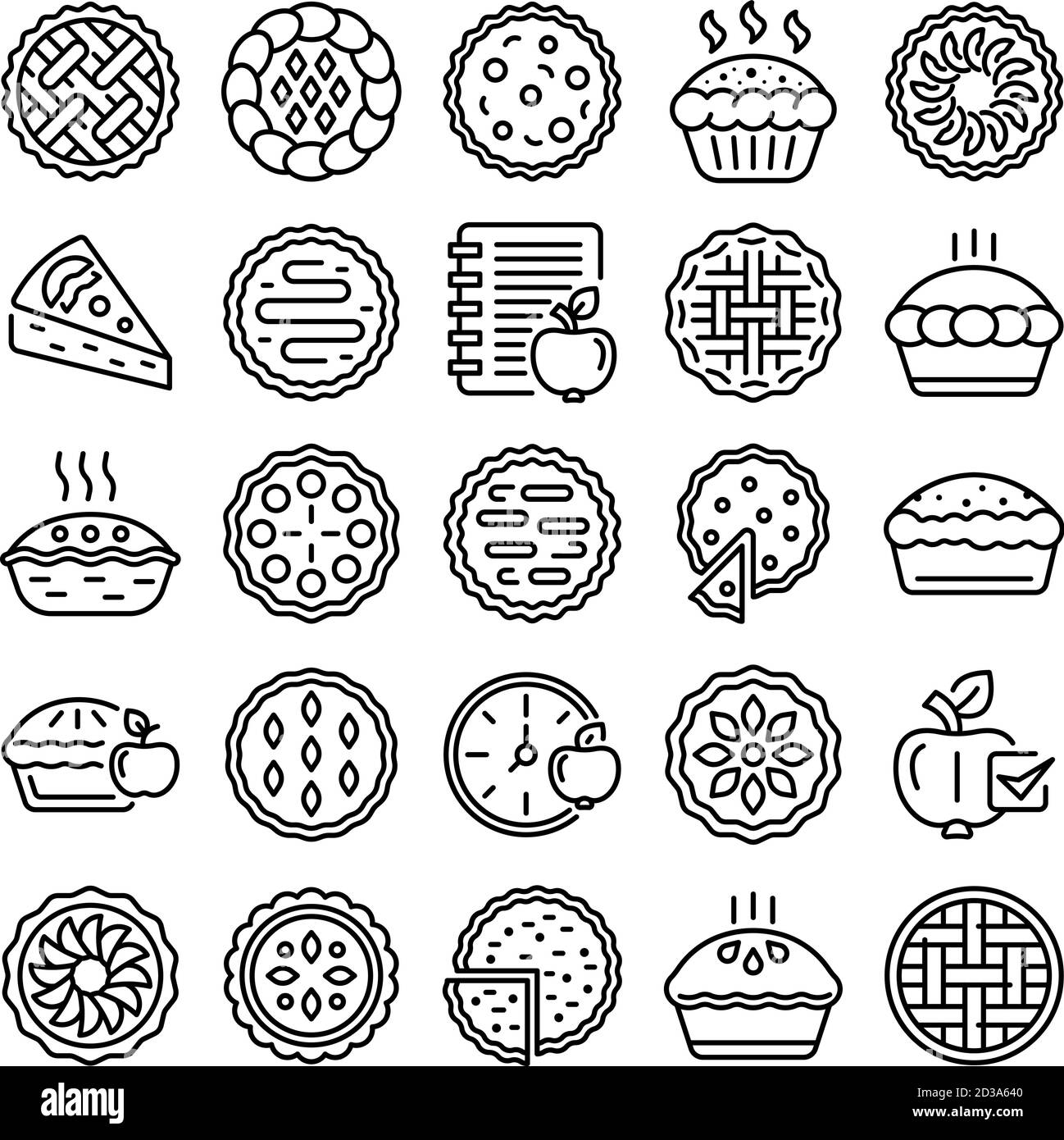 Fresh baked american pie Black and White Stock Photos & Images - Alamy